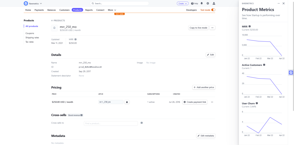 Get Baremetrics Insights Inside Stripe With Our New App - Baremetrics